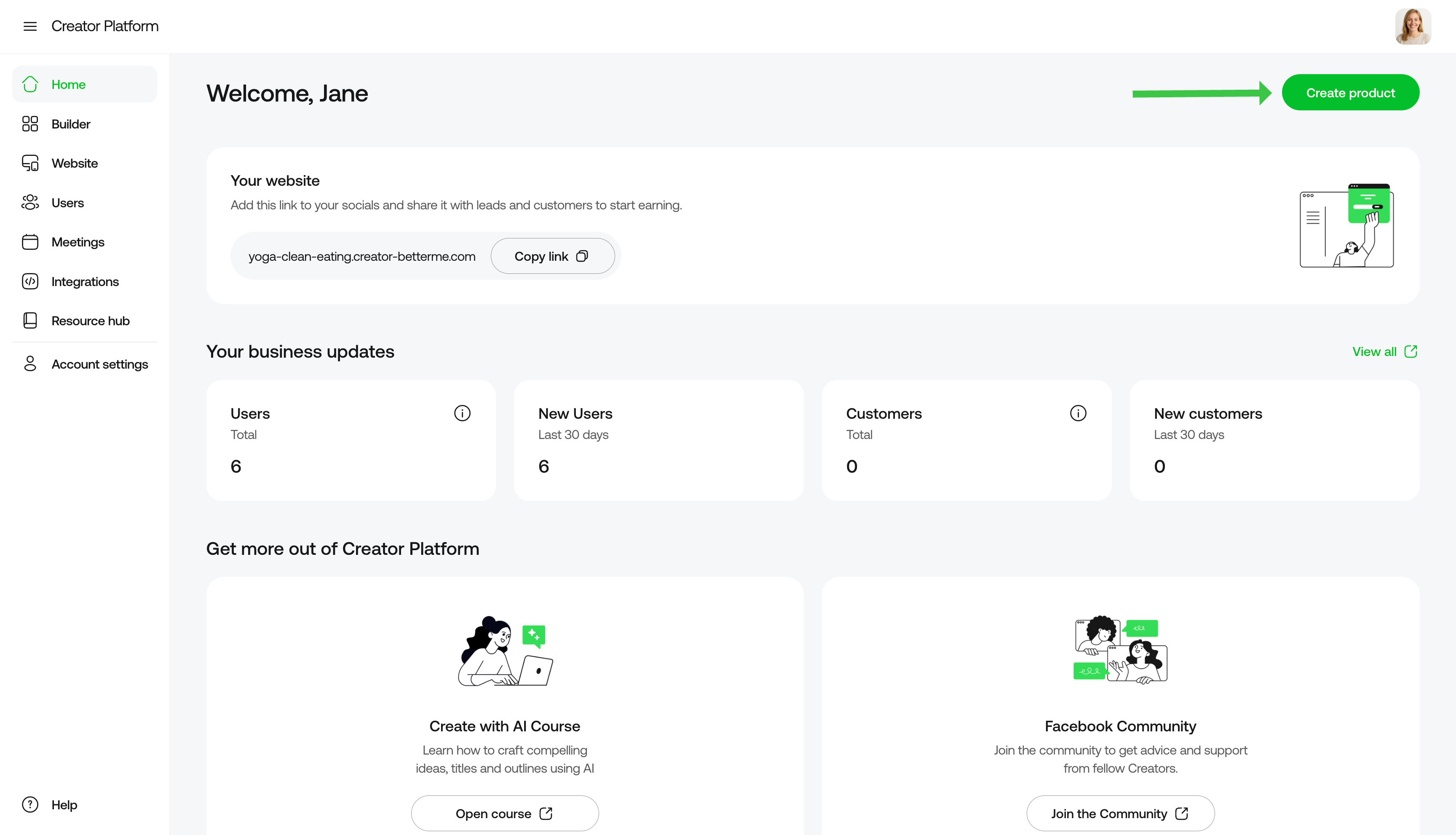 Home – BetterMe Creator Platform